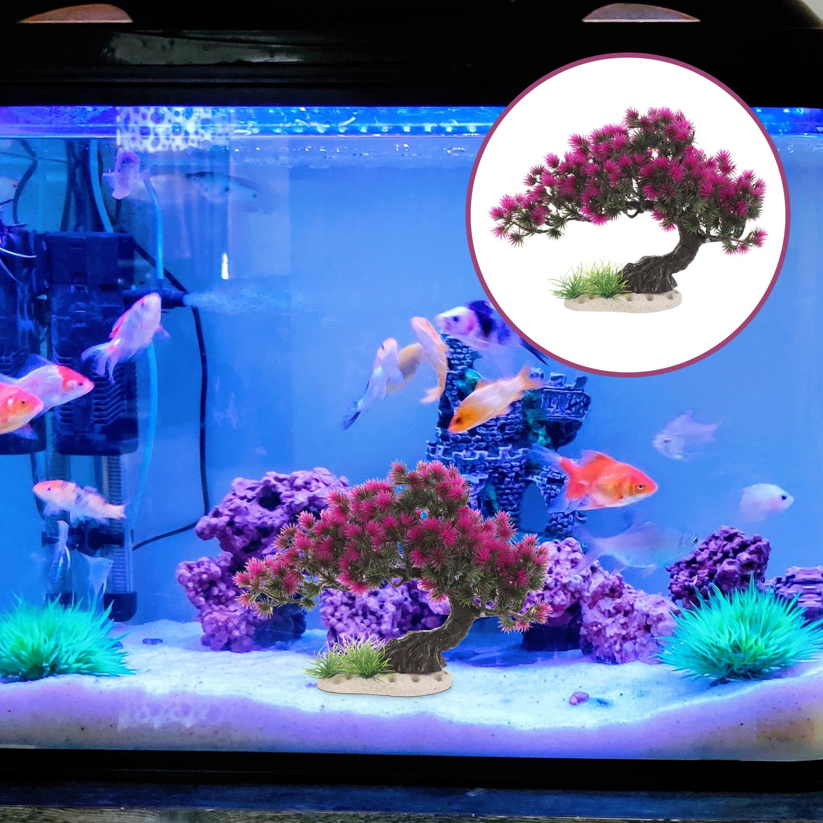 Click here for Oulii Aquarium Decor Fish Tank Ornament Plastic 28... prices