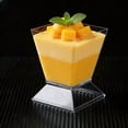 50pcs Premium Clear Plastic Dessert Cups with Lids - Ideal for Mini ...