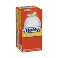 Hefty Easy Flaps Trash Bags, Tie-Flap, 13 gal, 23.75" x 28", White, 80 ...
