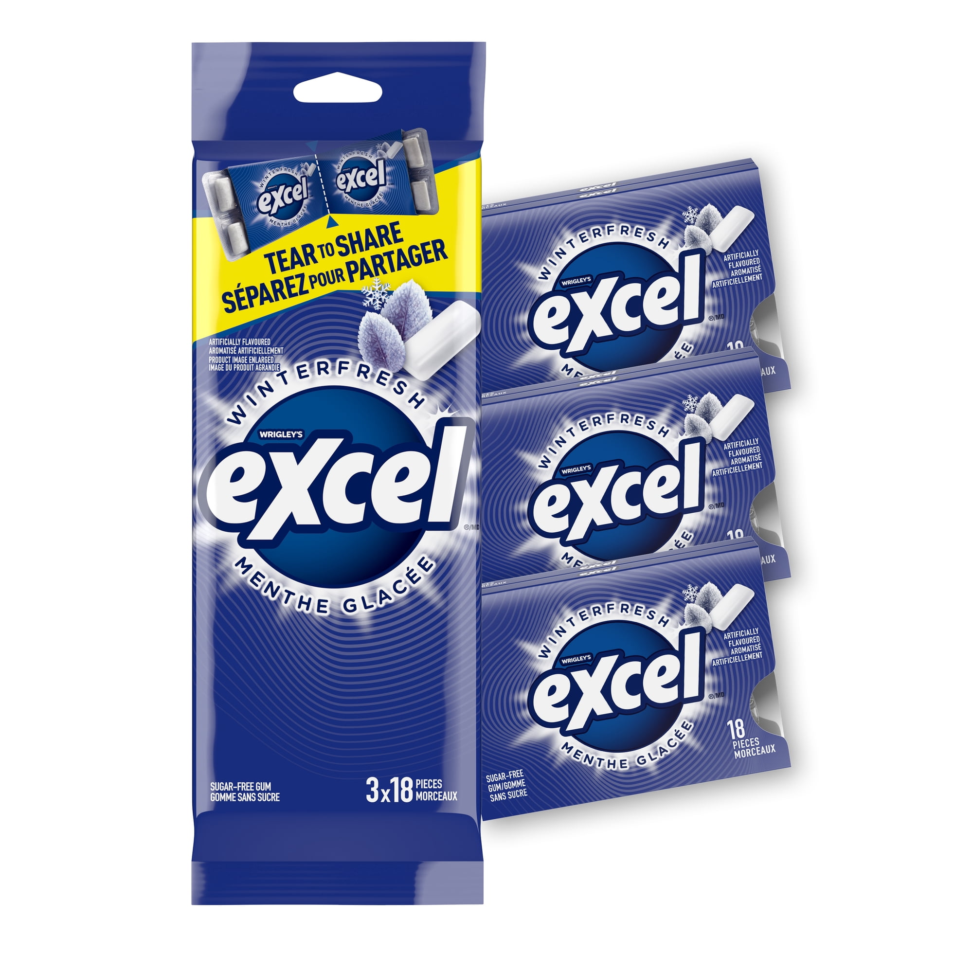 Click here for Excel  Winterfresh Flavoured Sugar Free Chewing Gu... prices