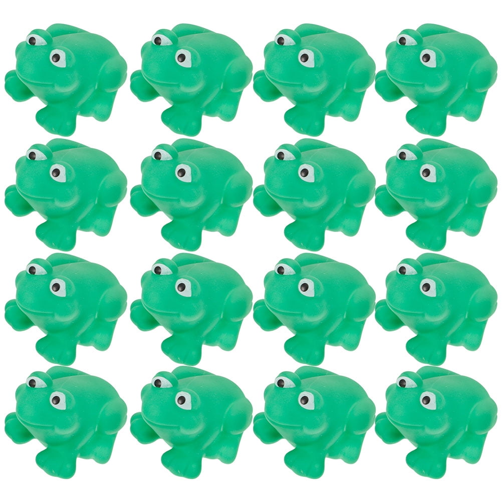 Click here for Operageca 20pcs Bathtub Frog Toys Green Vinyl Sque... prices