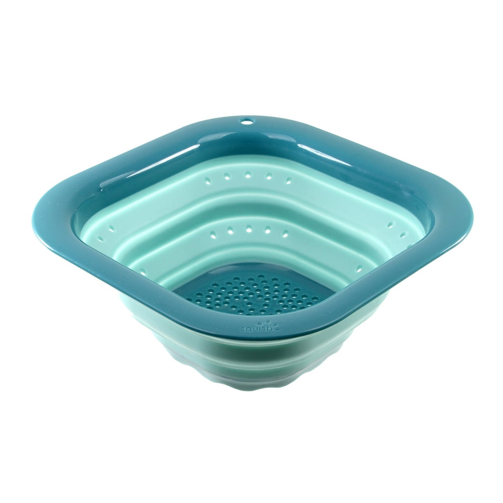 Squish™ 3 Quart Durable Plastic Square Collapsible Colander - Walmart ...
