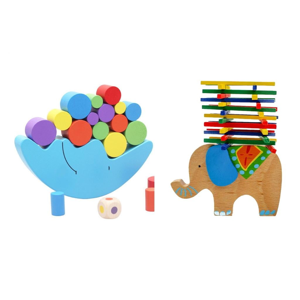 2 Sets De Y Beam Balance Stacking Blocks De Cumpleaños Del Juguete De ...
