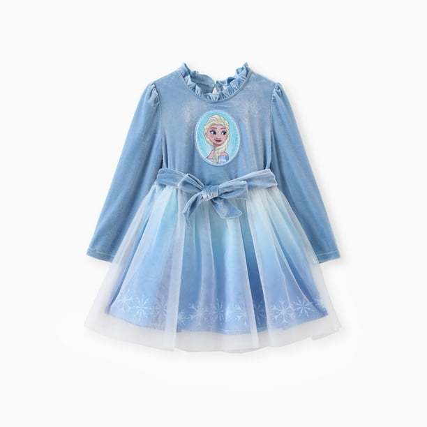 Disney Frozen Robes pour Filles Elsa Personnage Jupe Tutu en Tulle ...