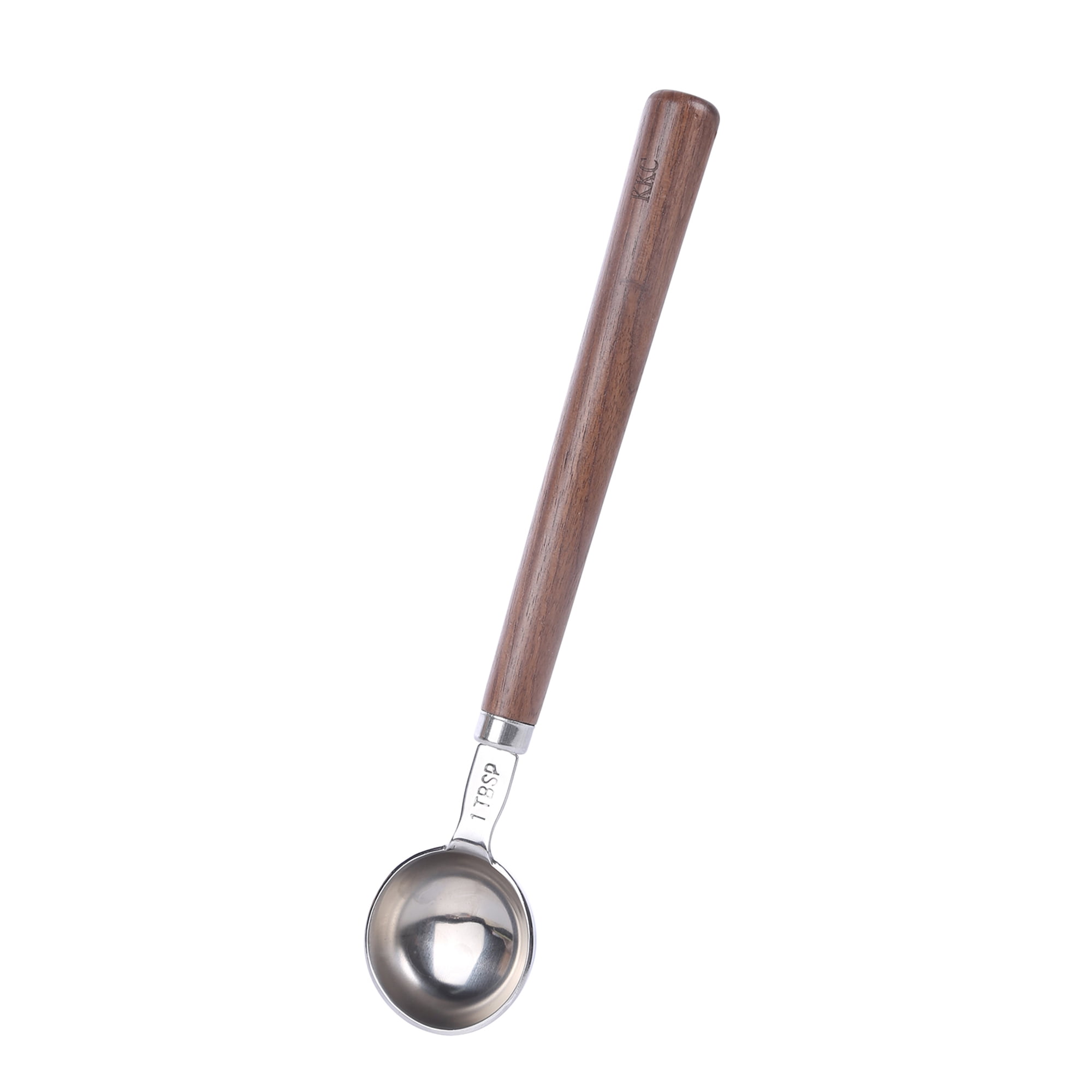 KKC Long Handle Coffee Measure Scoop, 1 Tbs, Wooden Measuring Spoons ...