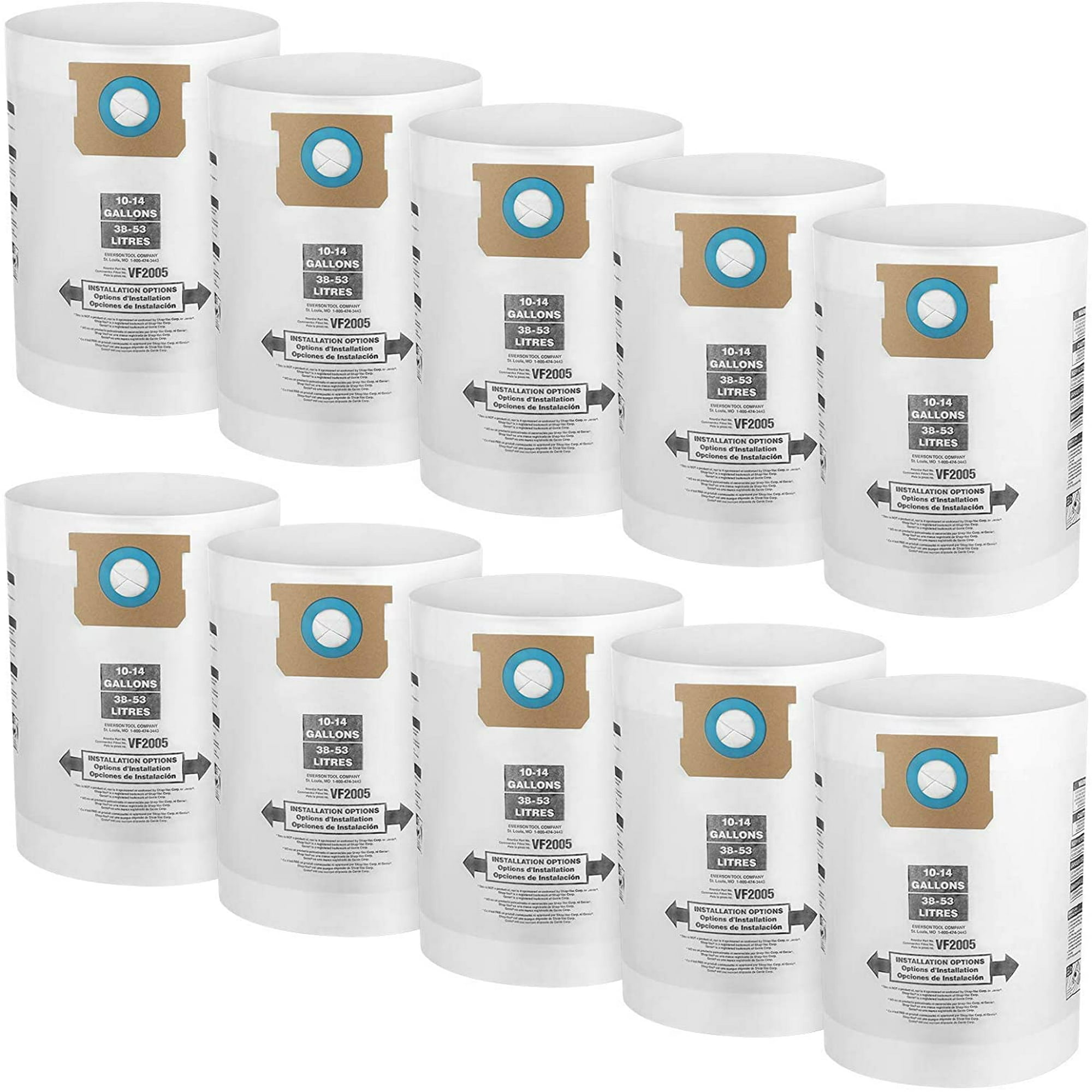 Click here for Salafire 10 Pack 10-14 Gallon Vacuum Bags For Shop... prices