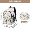 ALAZA Palm Trees Flamingo Print Student Backpack School Bookbag Large ...