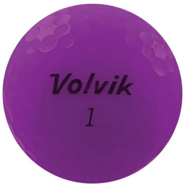 Volvik 2020 Vivid 3 Piece Golf Balls Matte Purple - Walmart.com ...