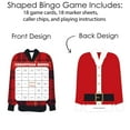 Big Dot of Happiness Jolly Santa Claus - Bingo Cards and Markers ...