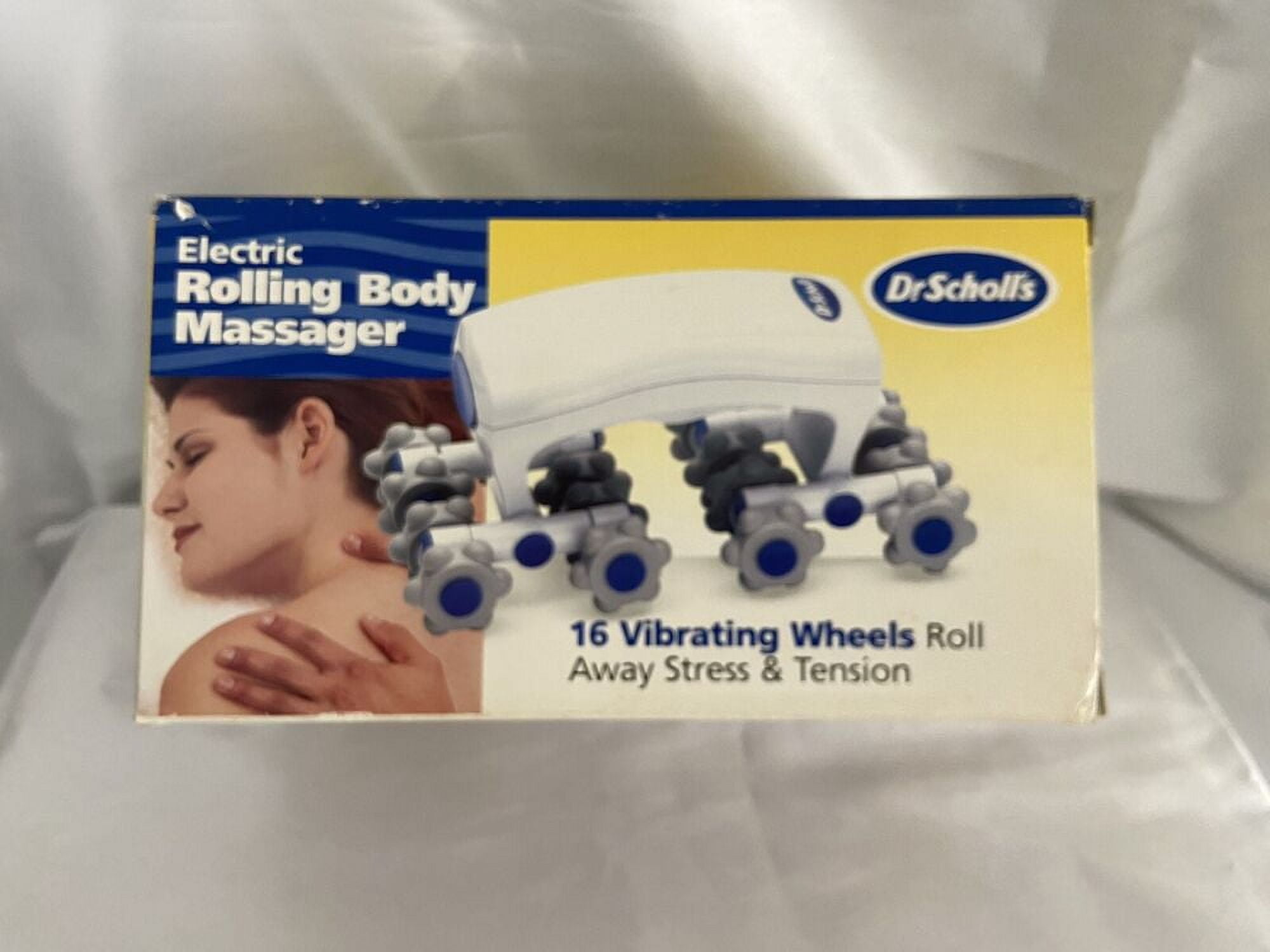 Dr. Scholl's Electric Massager with 16 Vibrating Wheels for Back ...