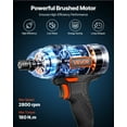 Impact Driver, 1/4 Inch, 2800 RPM Max Speed, 20 V Powerful Motor ...