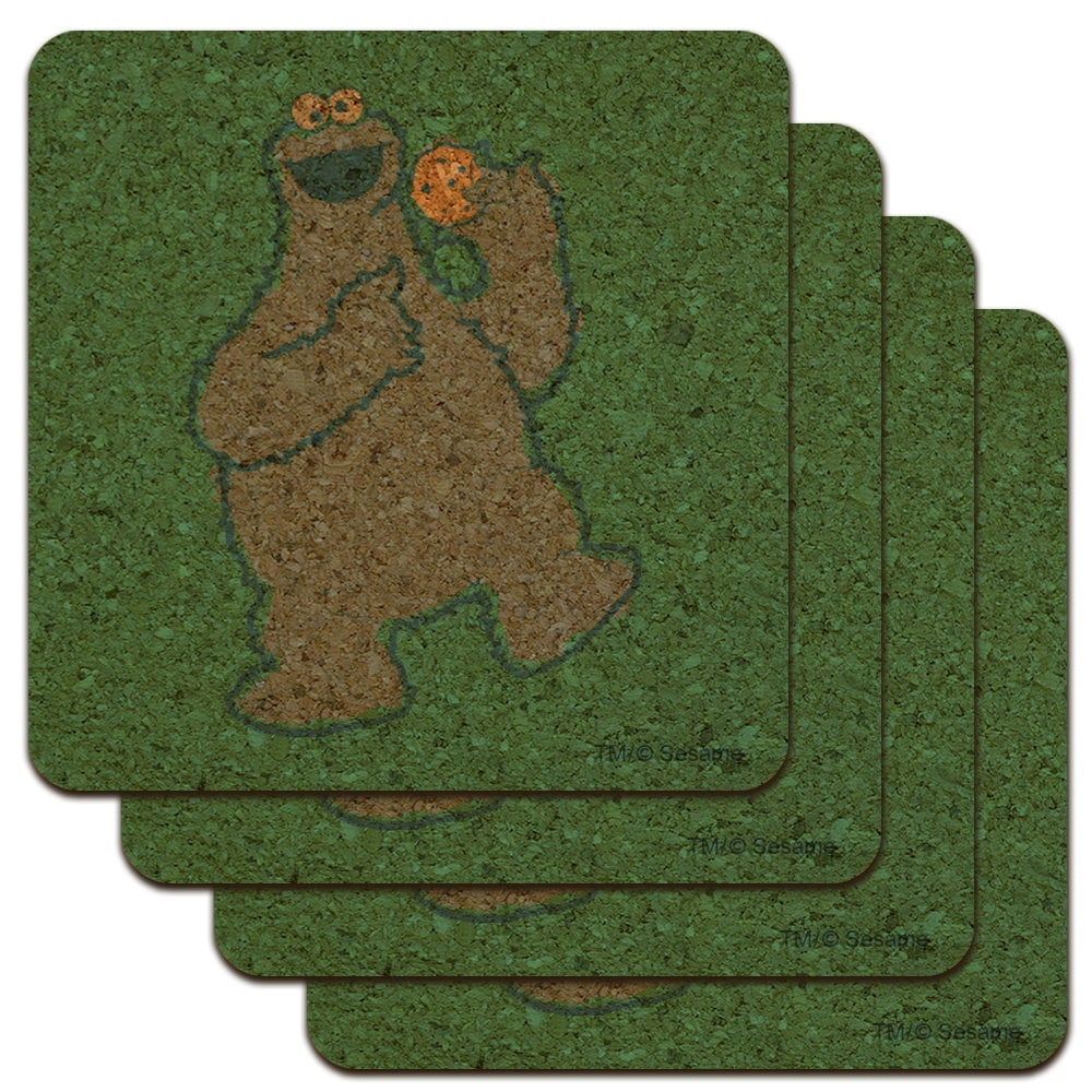 Sesame Street Cookie Monster Distressed Low Profile Novelty Cork ...