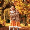 Autumn Scenery Backdrop Golden Fallen Leaves Fall Festival Natural ...