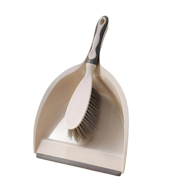 pitrice Dust Pans with Brush Bristles Brush Rubber Edge for Desk ...