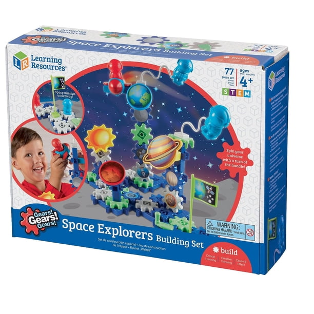 Learning Resources Gears! Gears! Gears! Space Explorers Building Set ...