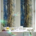 Blue Yellow Window Privacy Film Abstract Indigo Blue Yellow Splatter ...
