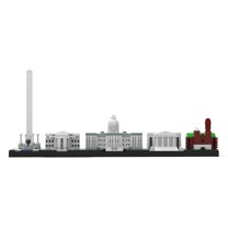 Lincoln Memorial Building Block Set (979 Pieces) Washington D.C ...