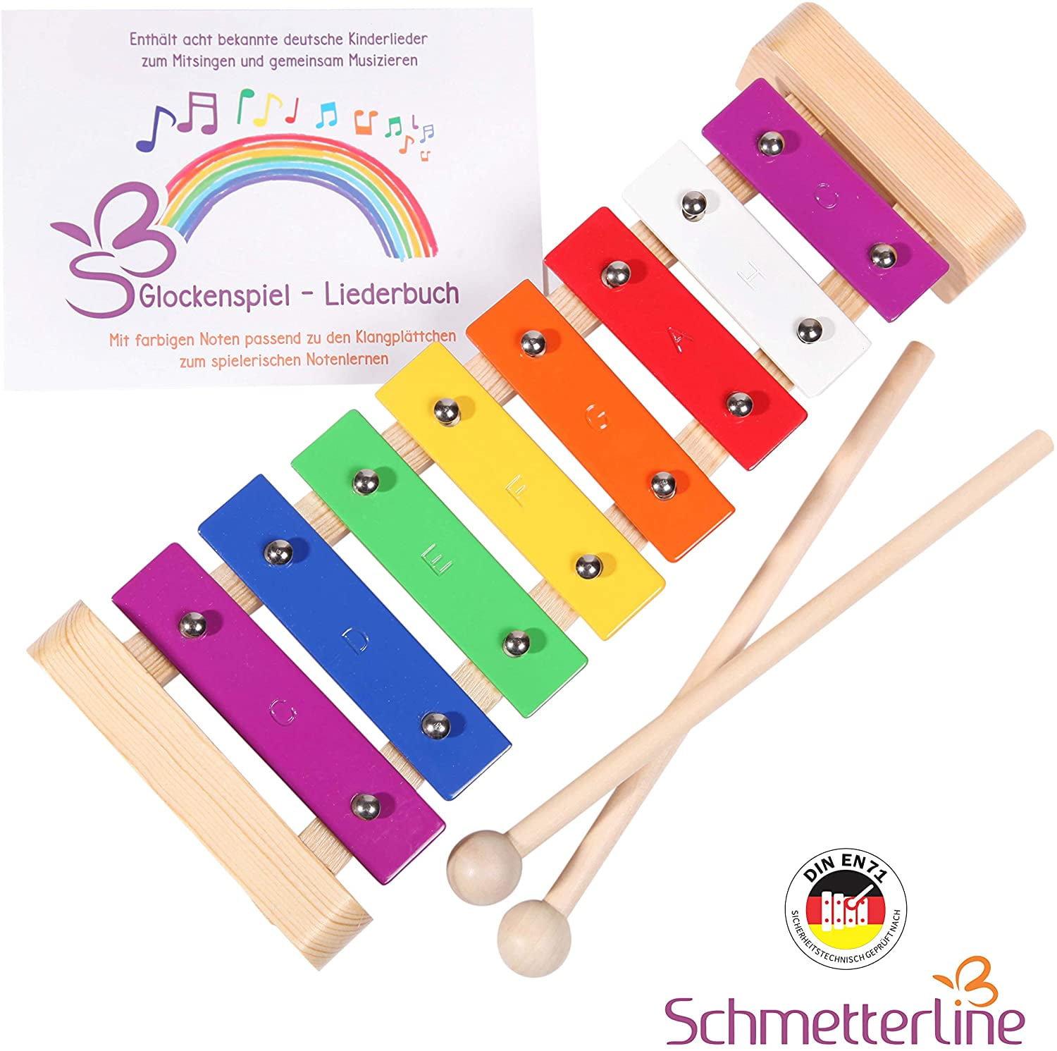 Carillon For Children Made Of Wood - Harmonious Xylophone With Music ...
