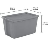 Sterilite Extra Large Storage Bin, 30 Gallon Plastic Storage Container ...