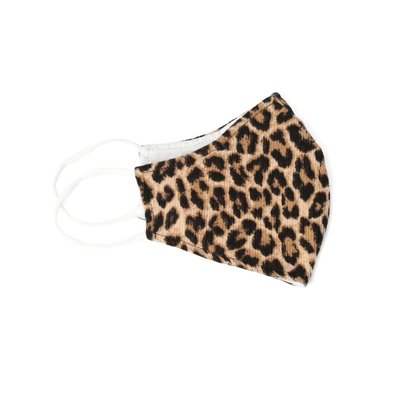 Leopard Print Fabric Cloth Face Mask Reusable Washable Filter Nose Wire ...