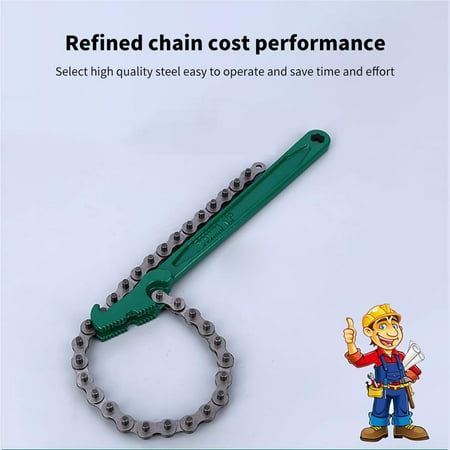 9 Inch 12 Inch 15Inch Chain oil fuel Filter Wrench Auto Tool Engine Box ...