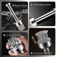 CZQ Meat Tenderizer Tool, with 21 Needles Retractable Safety Guard, 304 ...
