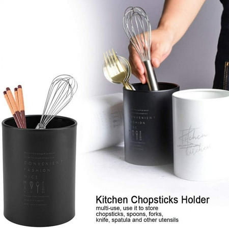 Countertop Kitchen Utensil Holder, Stainless Steel Spoon Fork ...