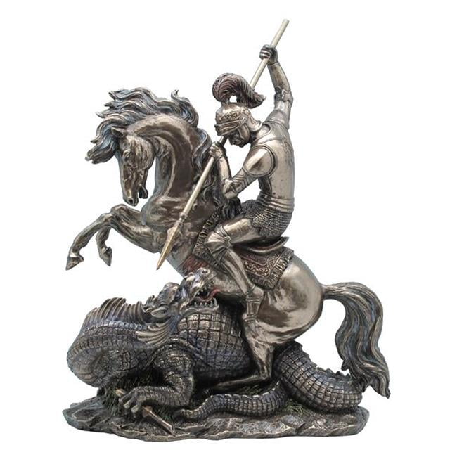 Veronese Design WU75180A4 St. George Dragon Slayer Sculpture - Walmart.com