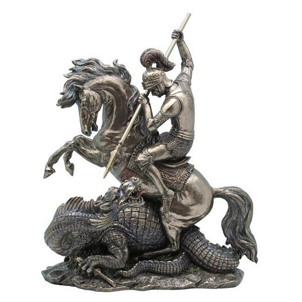 Veronese Design WU75180A4 St. George Dragon Slayer Sculpture - Walmart ...