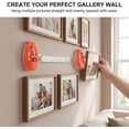 Picture Hanging Tool with Level, Level Ruler Precision Wall Mount Guide ...