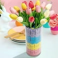 60PCS Easter Sponge Bunnies Vase Filler, 4 Colors Easter Decoration ...