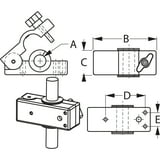 Sea-Dog 327199-1 Removable Rail Mount Clamps for Round Tubing - Walmart.com