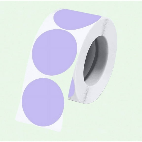 2 inch Direct Thermal Stickers Gradual Change Round Circle Thermal ...