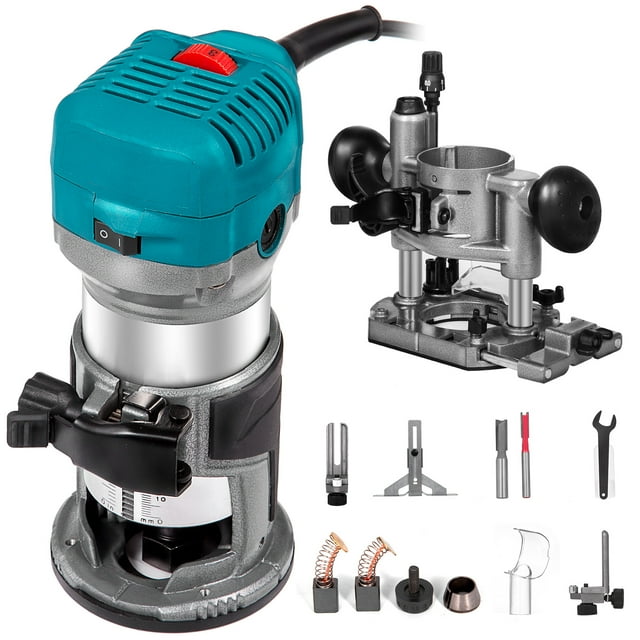 BENTISM 800W Max Torque Variable Speed 30,000RPM Compact Router with ...