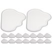 JAM Paper 3 Compartment Divided Plastic Plates, 20 per Pack, Yellow ...