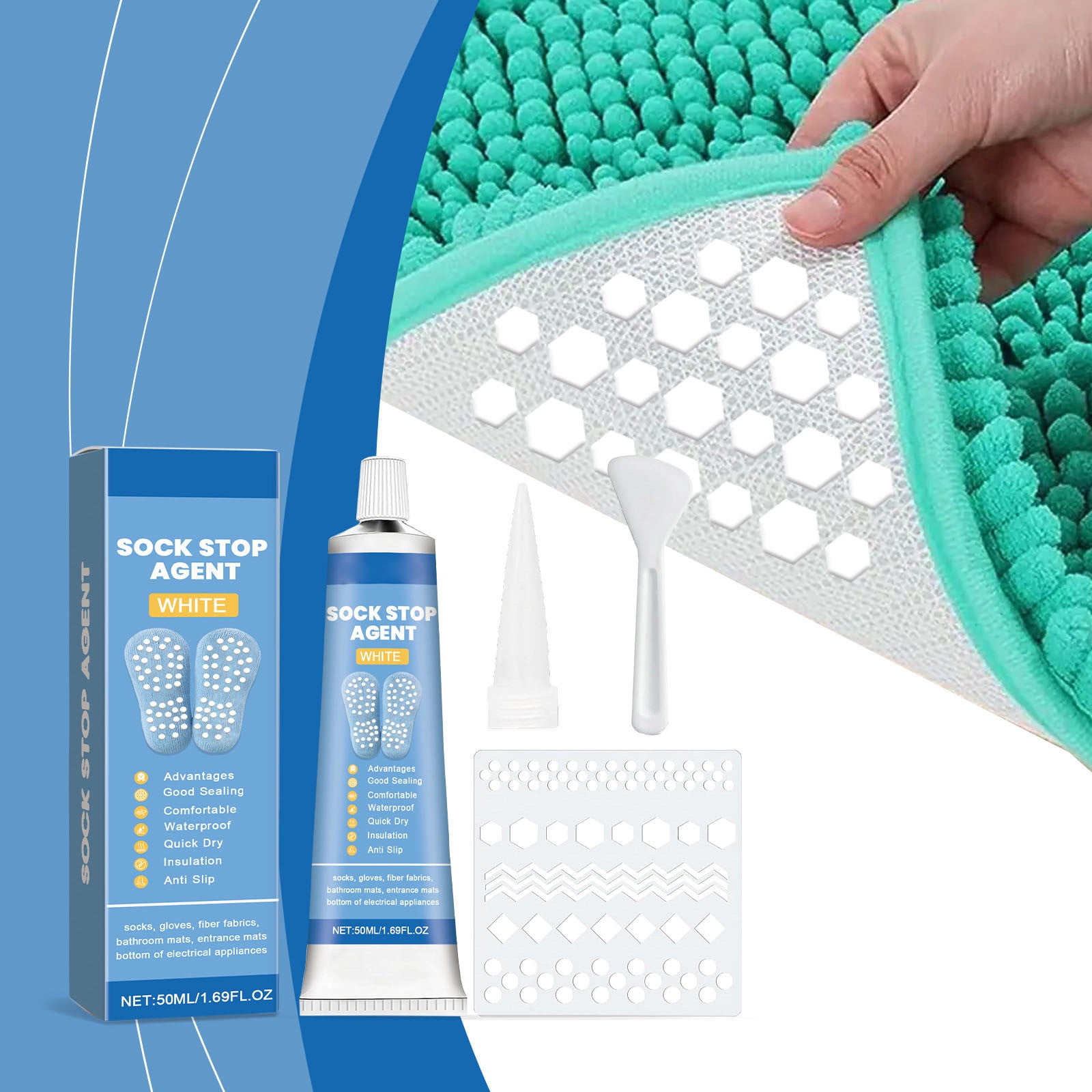 Click here for Boreal Craft Sock Stop Antislip Epoxy Glue Set Qui... prices