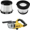 2 Pack Dewalt DCV5011H Hepa Filters for 20V Cordless Vacuum Cleaner ...