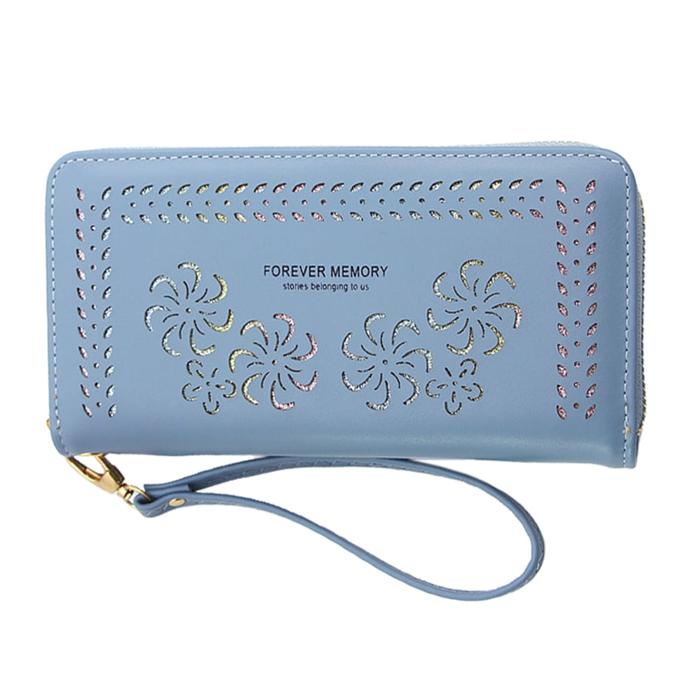 Cartera para damas Cartera grande de cuero para damas con monedero ...