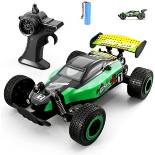 Blue Remote Control Car Fast 1/18 Rechargeable High Speed RC Racing ...