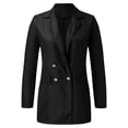 Aellinatey Womens Solid Color Casual Office Blazer Suit Jacket Slim Fit ...