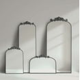 20” X 30” Filigree Arch Metal Wall Mirror Decor In Black - Walmart.com