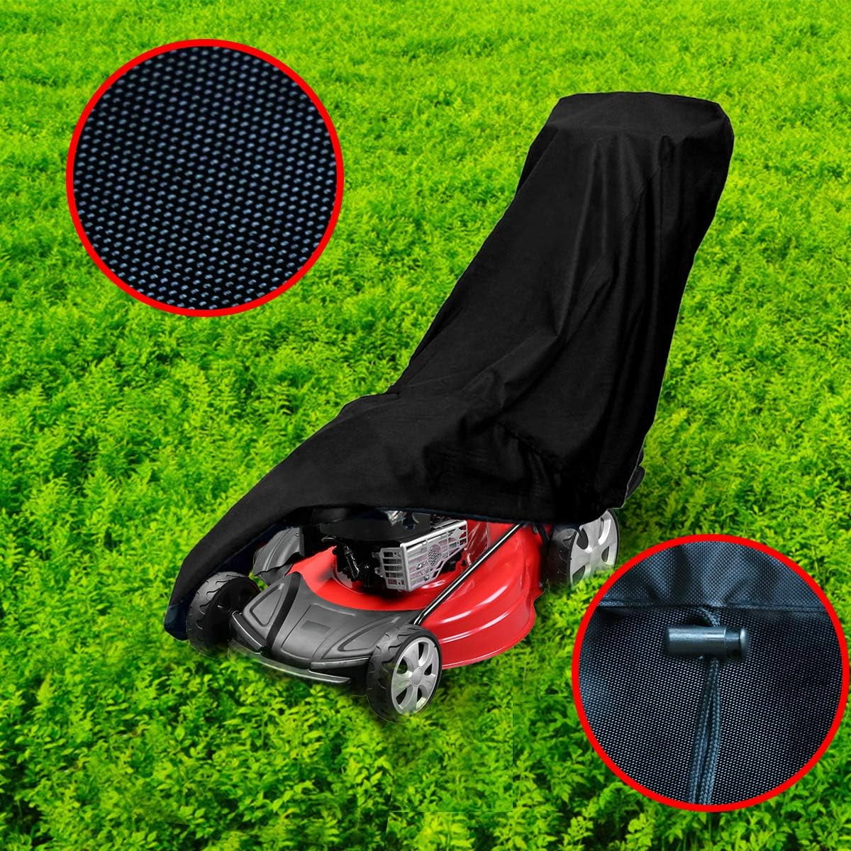 Tutuviw Walk Behind Lawn Mower Cover, Self Propelled Lawn Mower Cover ...
