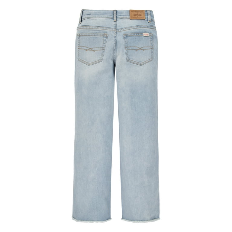Signature by Levi Girls Wide Leg Jeans, Sizes 5-18 - Walmart.com Signature by Levi Girls Wide Leg Jeans, Sizes 5-18 - Walmart.com