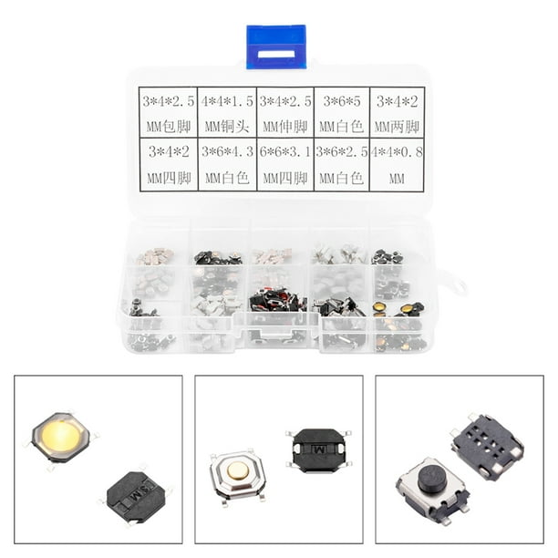 Micro Switch Tactile Button,250Pcs Tactile Push Button Tactile Push Button Tactile Button ...