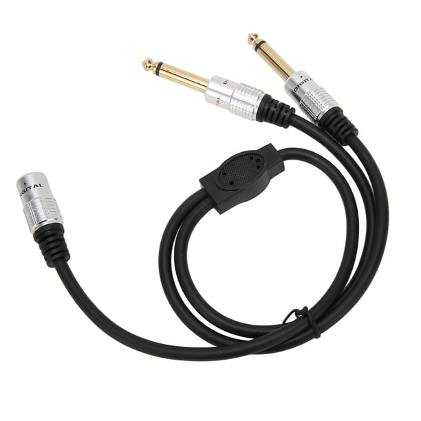Cable estéreo dual mono, cable hembra de 1/8 de pulgada a 1/4 de doble ...