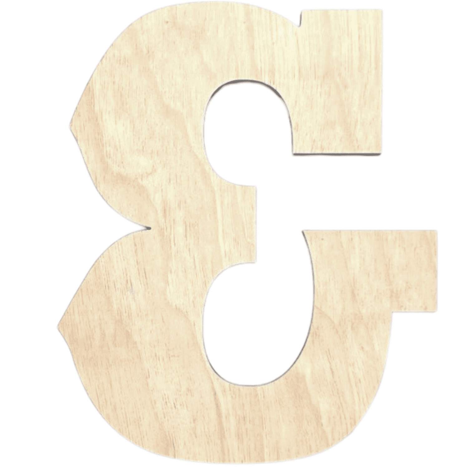 Krafty Supply 3" Tall Western Block - Birch Letter & | 1/4" Thick Birch ...