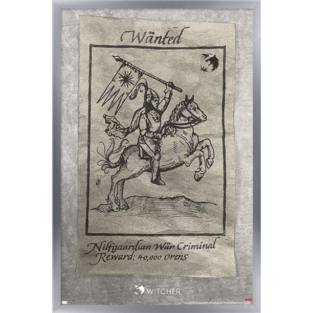 Netflix The Witcher Season 2 - Wanted War Criminal Wall Poster, 14.725 ...