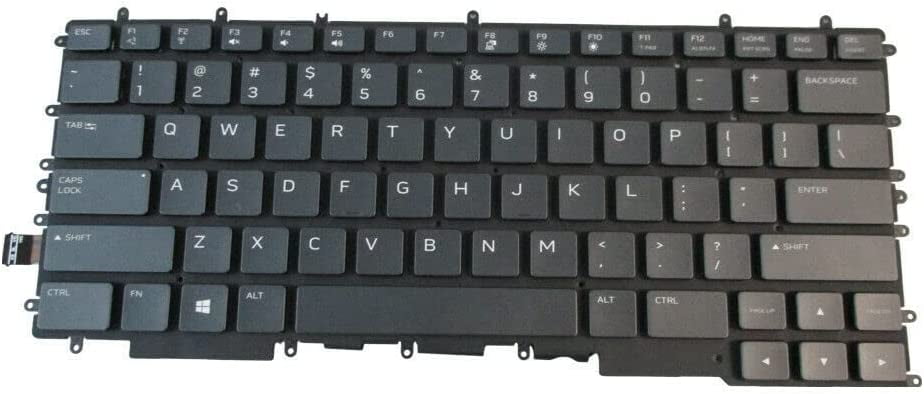 New US Black English Backlit Laptop Keyboard (Without palmrest) for ...