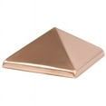 Waddell Manufacturing 230 4" x 4" Copper Pyramid Post Cap - Walmart.com