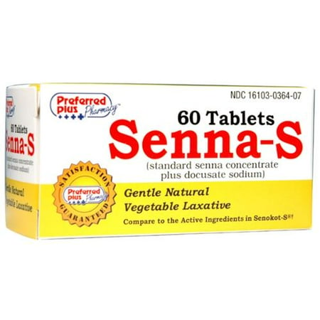Senna-S Tablets 60 ea (Pack of 4) - Walmart.com